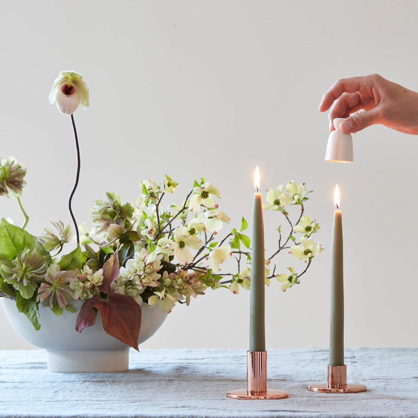 Ceramic Fleur Candle Snuffer – The Floral Society
