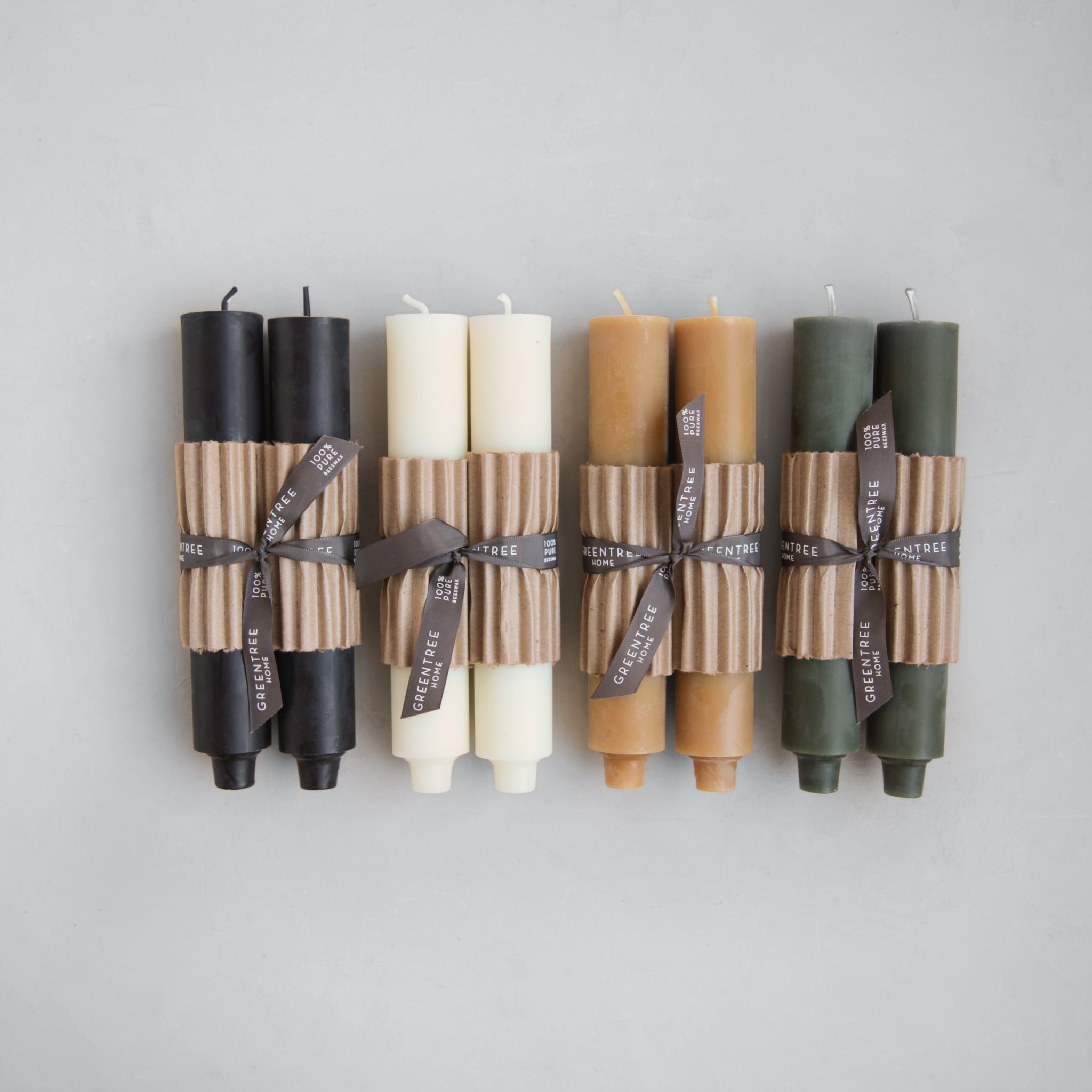 9" Beeswax Column Tapers – The Floral Society