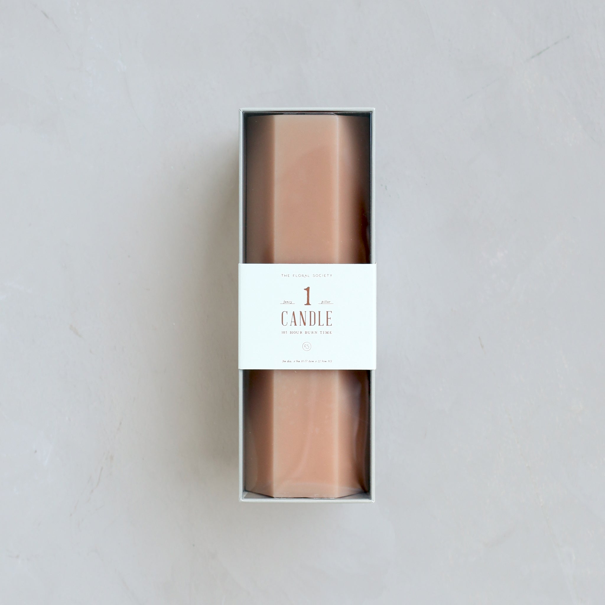 Fancy Hexagon Pillar Candle – The Floral Society